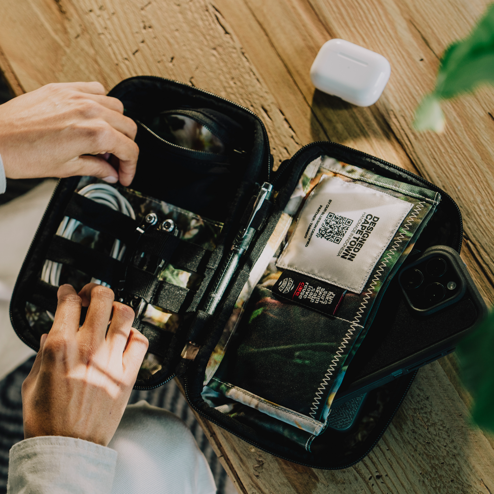 Recycled Tech Pouch — Handmade in Cape Town | Sealand Gear